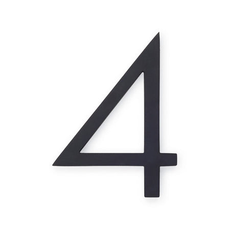 FOUR | Door Number Contemporary Mid Century Design | Lerret